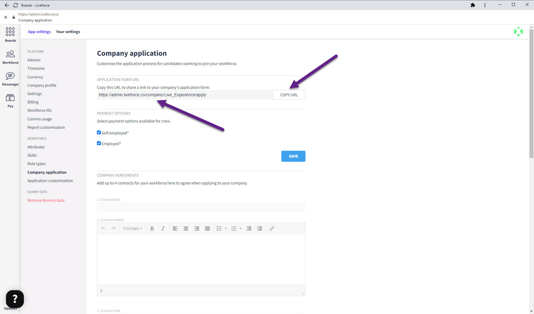 Company Application