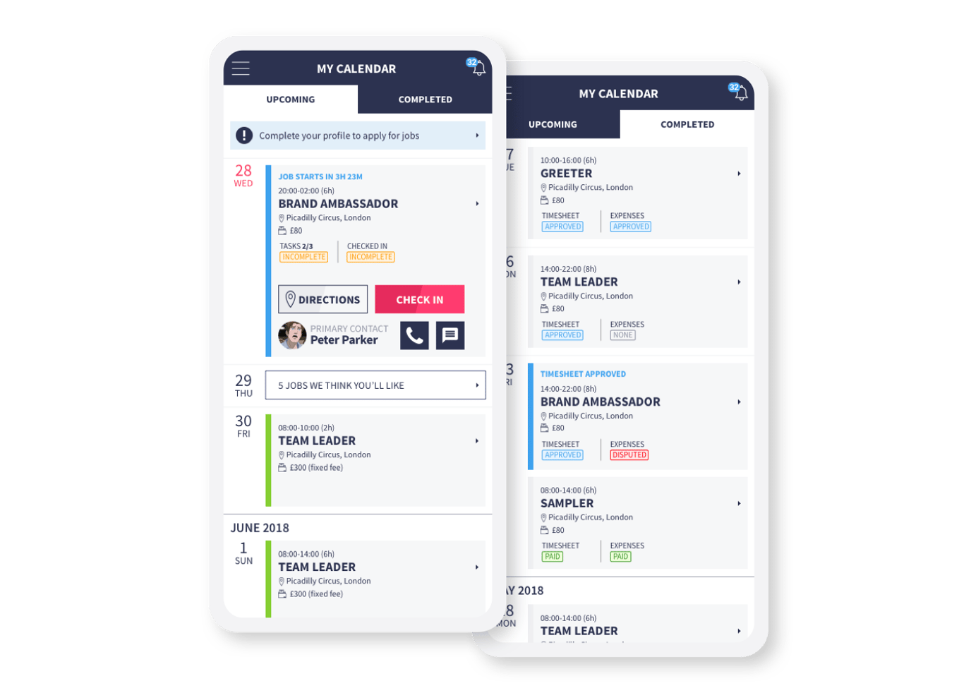 Two products. One Platform.