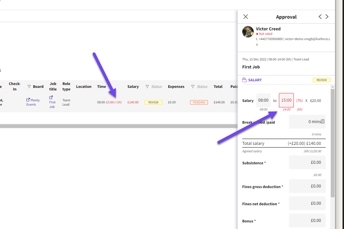 Timesheet Approval Process